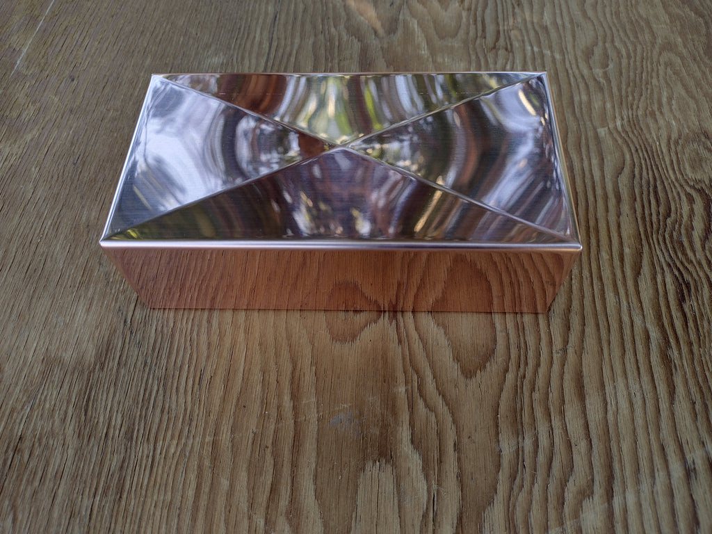 Custom Saltire Copper Post Caps | Sheet Metal Caps