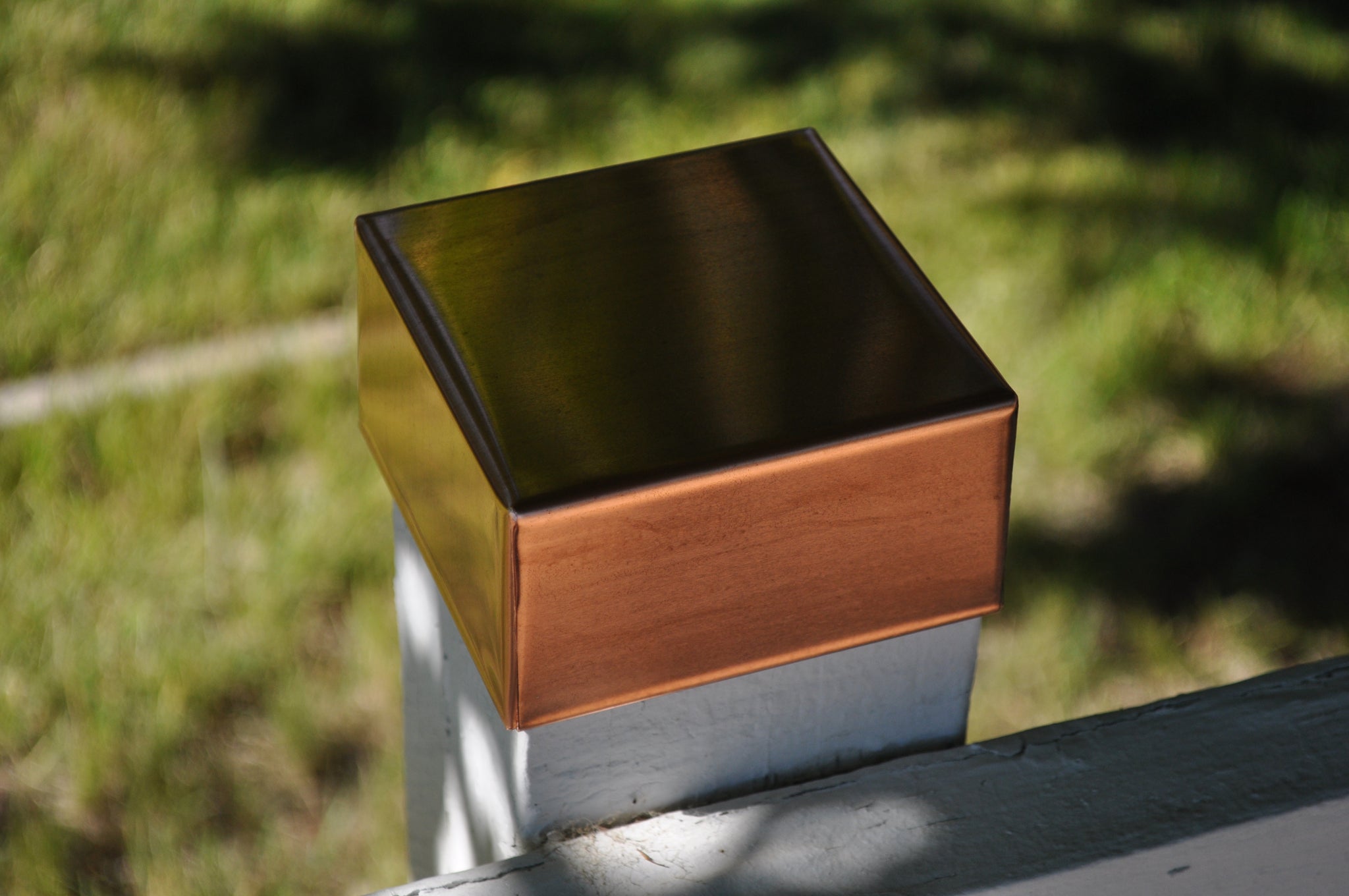 Custom Copper Post Cap | Sheet Metal Caps