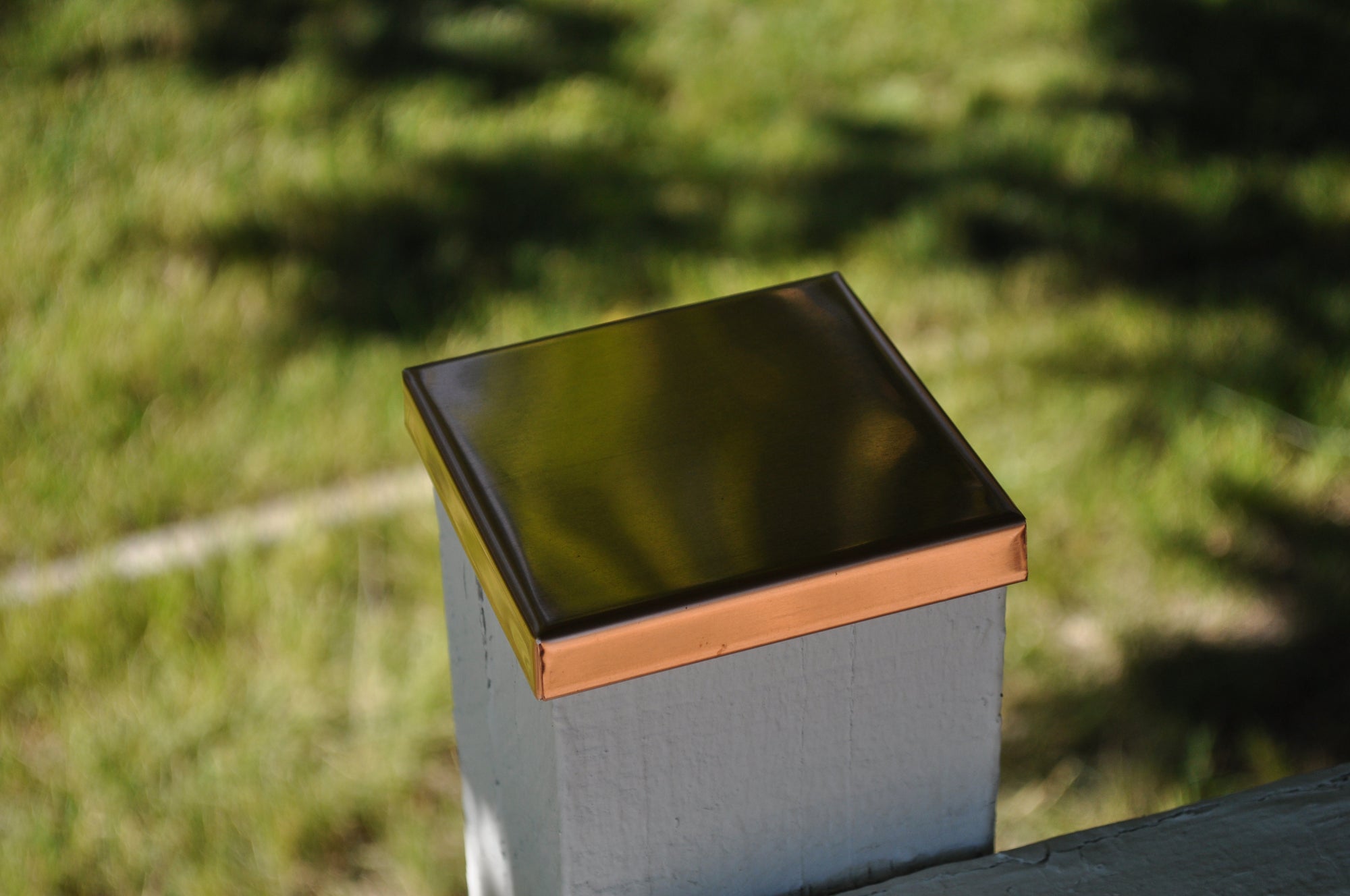Low Profile Copper Post Caps | Sheet Metal Caps