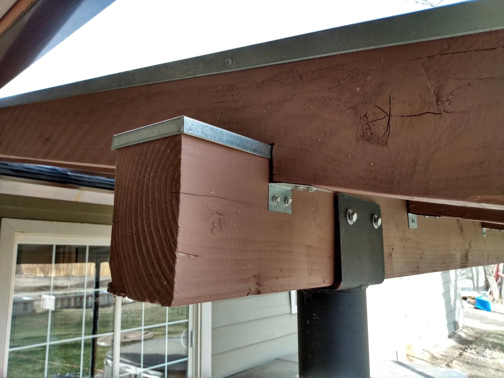 Low Profile Galvanized Beam Caps | Sheet Metal Caps